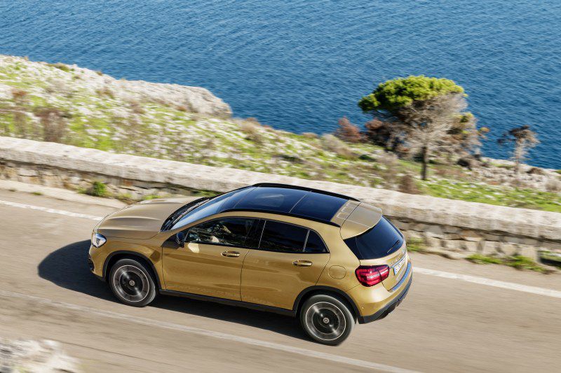 Mercedes-Benz GLA technical specifications and fuel economy